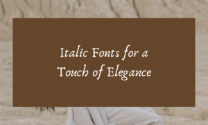 Top 10 Italian Fonts for Elegant and Classic Design - Twobabox.com